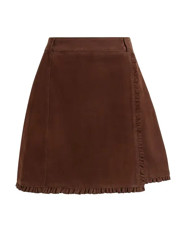 Cinq À Sept Suede Scotlyn Skirt