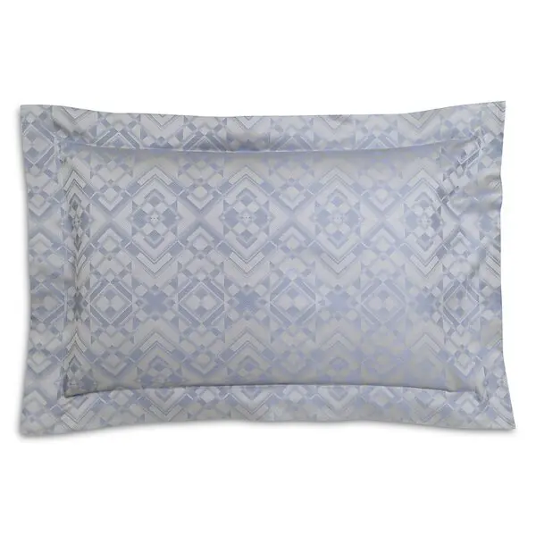 Frette Crystal Jacquard King Sham Exclusive - Sand/azure