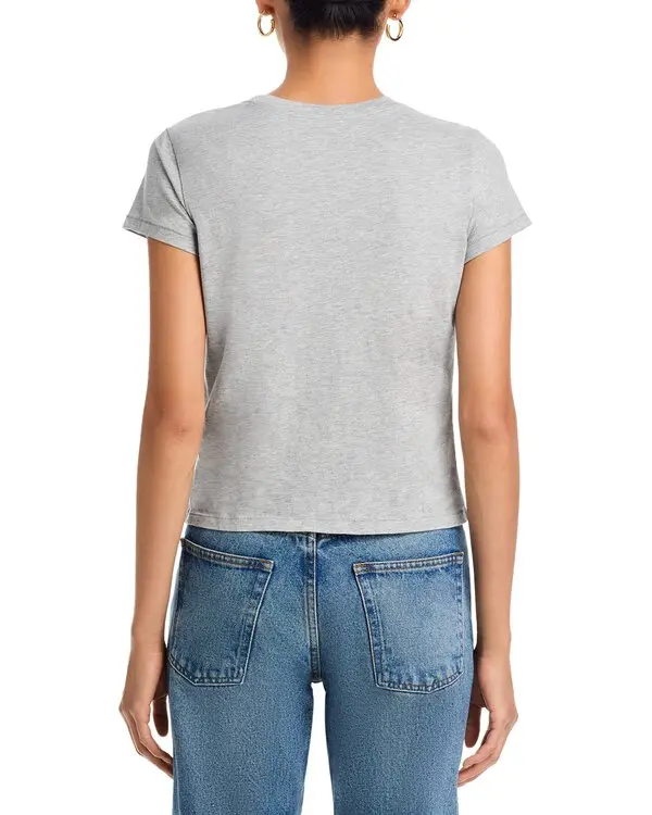 FRAME The Baby Tee - Heather Gray