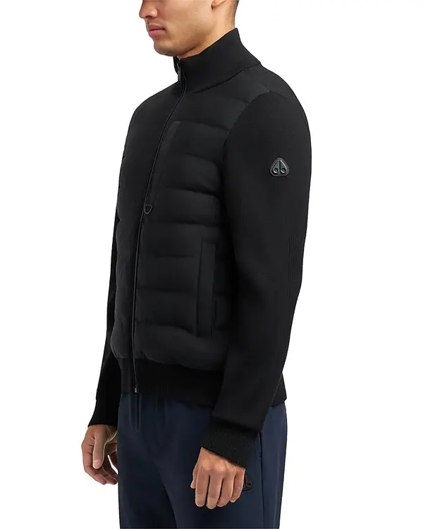 Moose Knuckles Kamet Hybrid Down Jacket - Black/ Black
