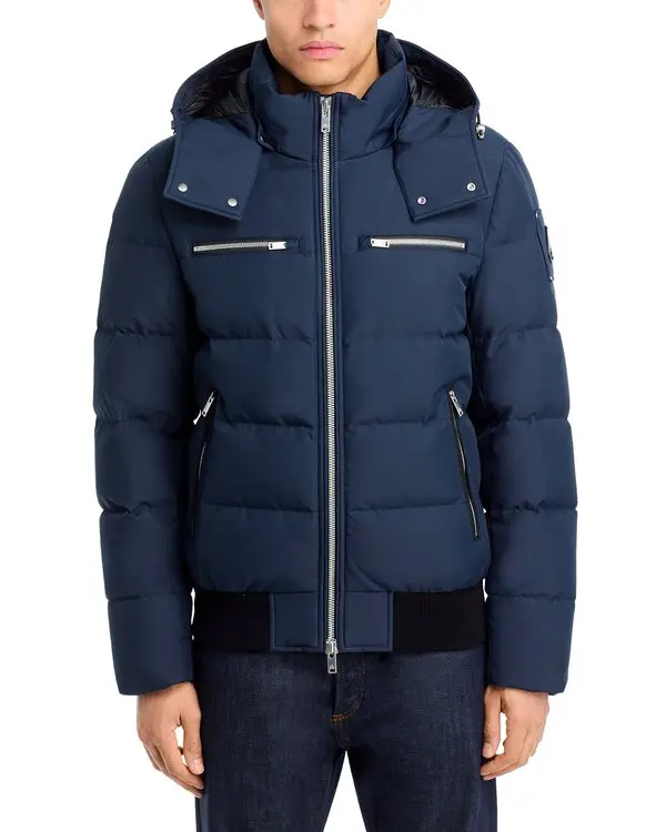 Moose Knuckles Cloud Down Bomber Jacket - Navy