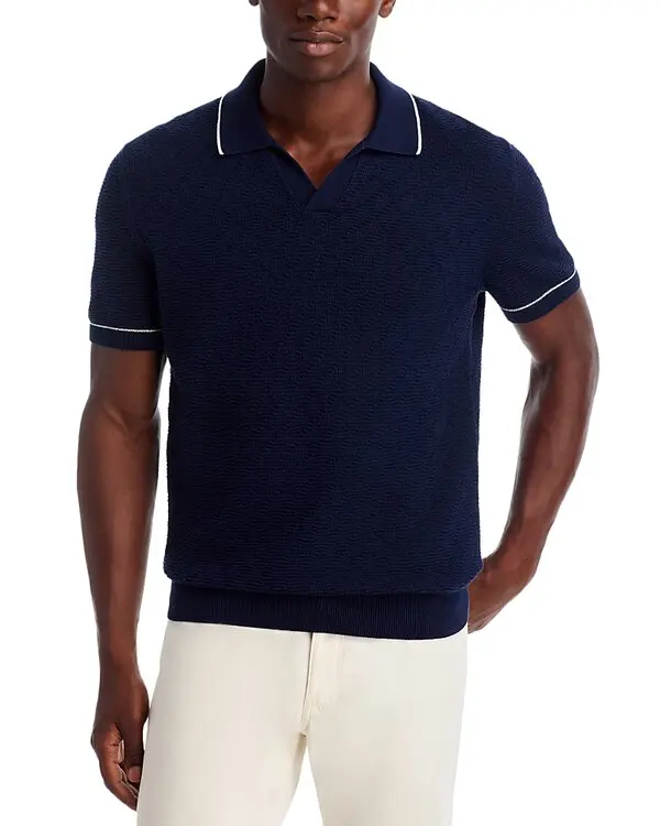 BOSS Irenzo Knit Polo Shirt - Dark Blue