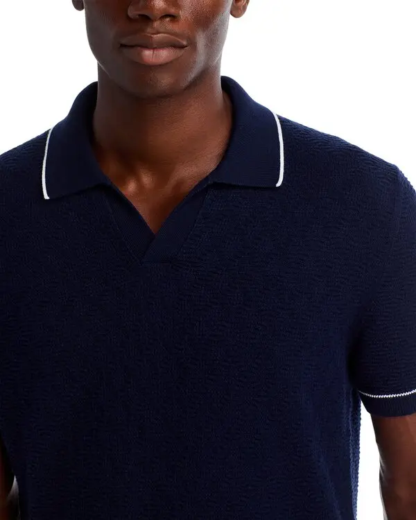 BOSS Irenzo Knit Polo Shirt - Dark Blue