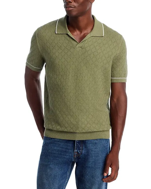 BOSS Irenzo Knit Polo Shirt - Medium Green