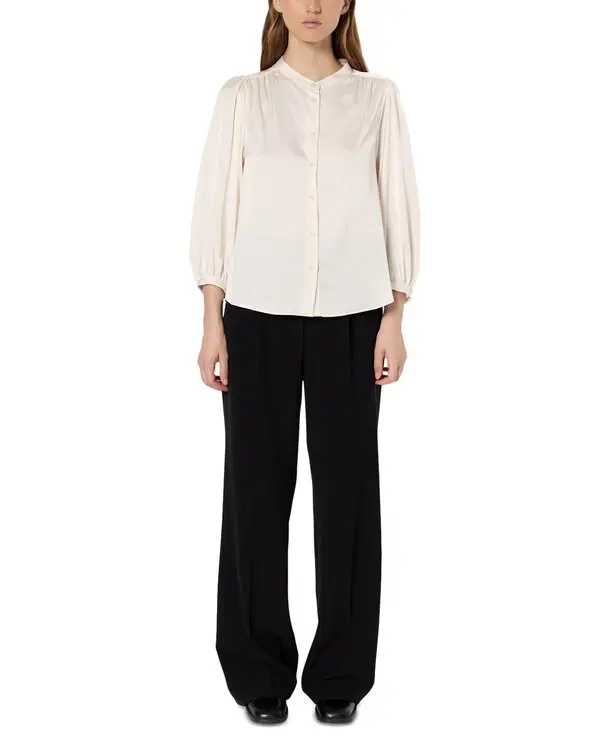Gerard Darel Alicia Button-up Shirt - Ecru