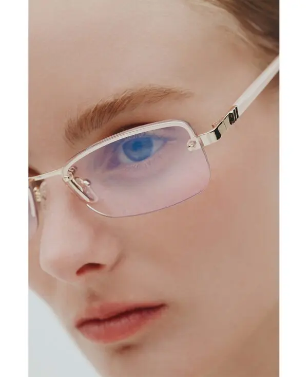 Le Specs Enigmatic Rectangle Blue Light Glasses By