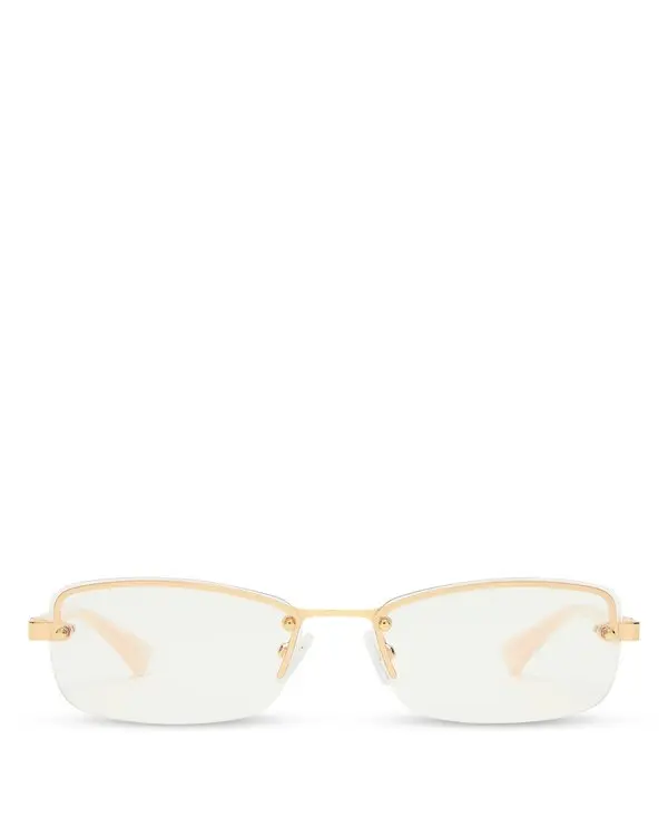 Le Specs Enigmatic Rectangle Blue Light Glasses By