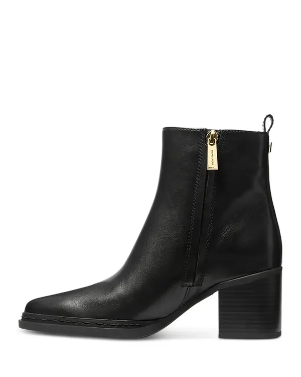 Michael Kors Lex Leather Ankle Booties