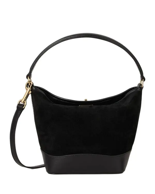 Sandro Tangoso Mini Bucket Bag - Black