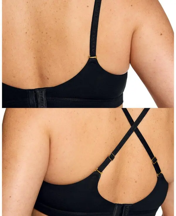 Pepper Supima Cotton Wirefree Bra - Black