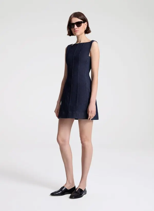 A.L.C. 444 Denim Mini Dress
