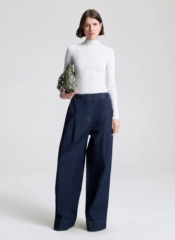 A.L.C. The 213 Wide Leg Denim Pant