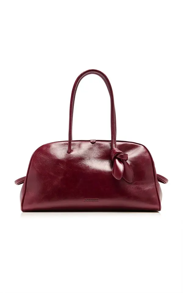 Jacquemus Turismo Leather Shoulder Bag - Red