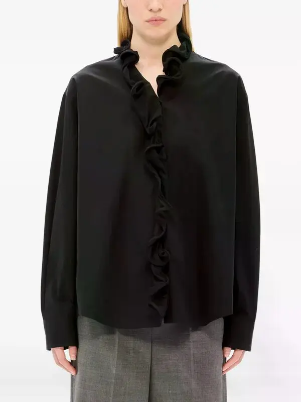 MSGM Ruffled Collar Shirt