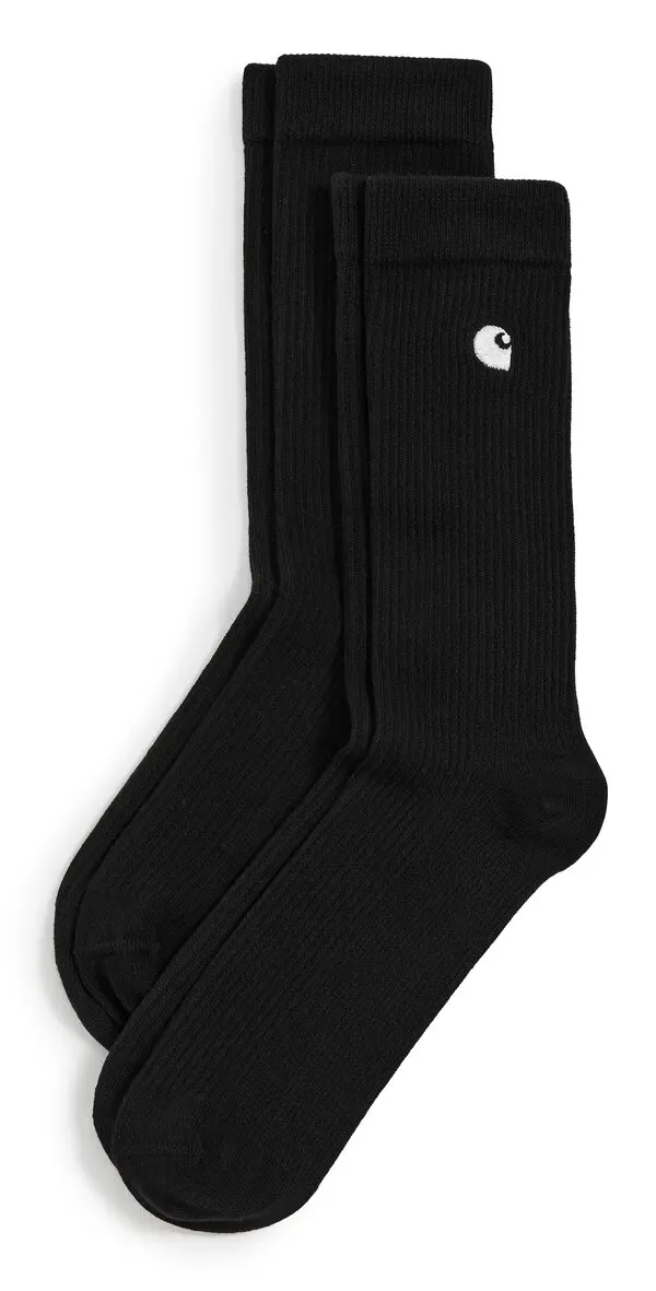 Carhartt Work In Progress Madison Two-pack Socks - Black/white