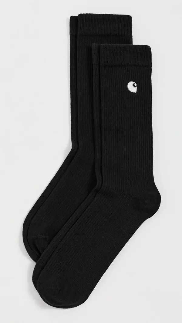 Carhartt Work In Progress Madison Two-pack Socks - Black/white