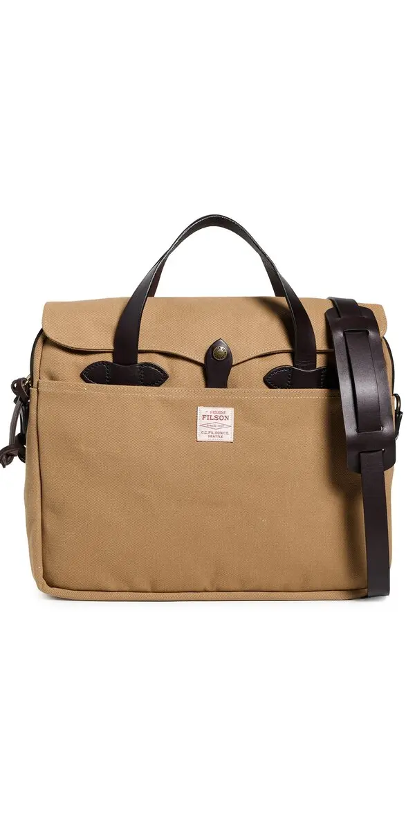 Filson Rugged Twill Original Briefcase - Tan