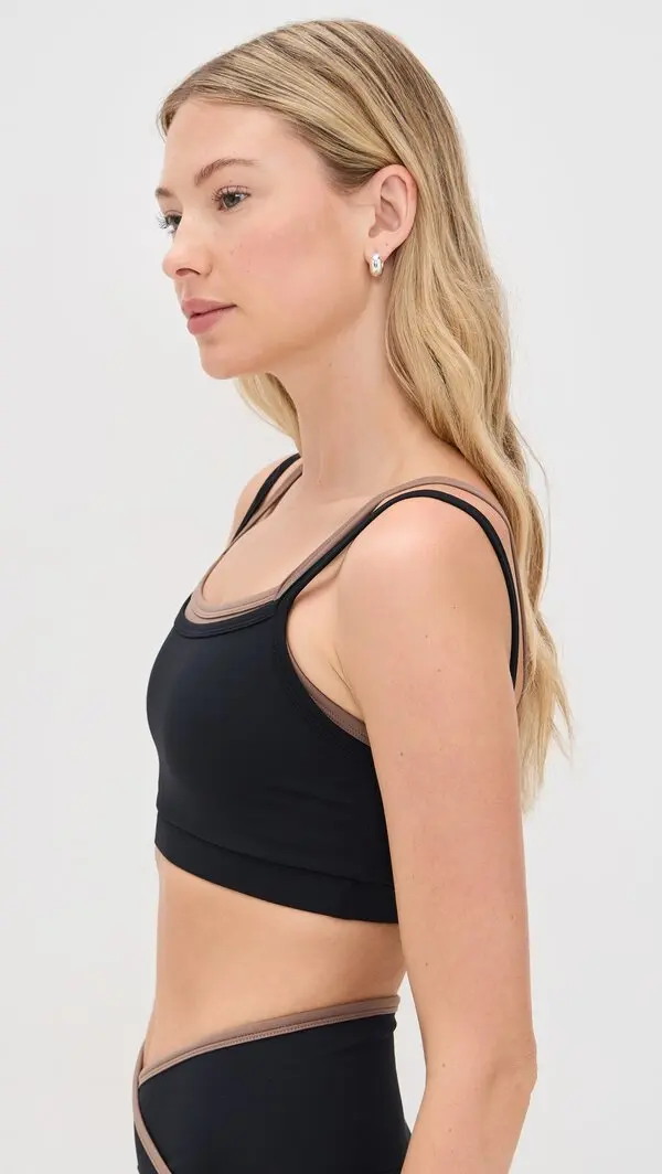 Strut This The Rhodes Bra - Black/malt