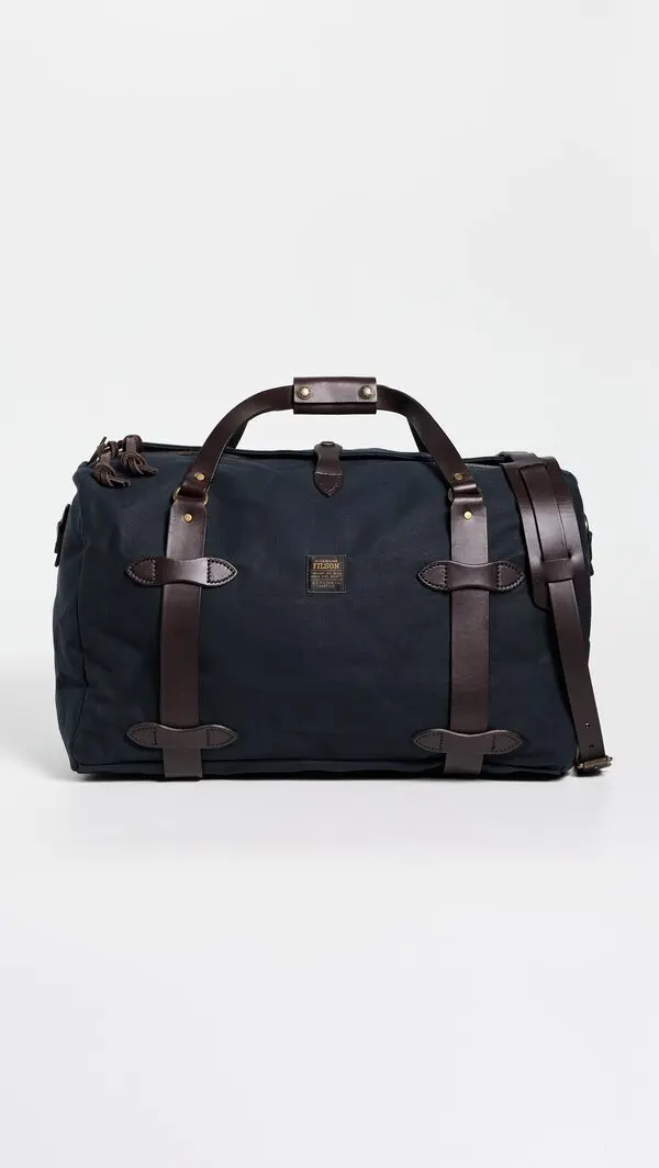 Filson Medium Rugged Twill Duffle Bag - Navy