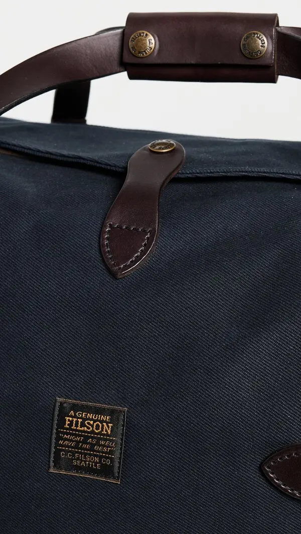 Filson Medium Rugged Twill Duffle Bag - Navy