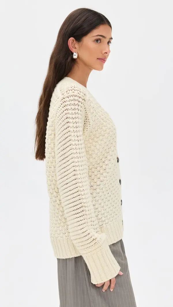 LA LIGNE Textured Stitch Cardigan