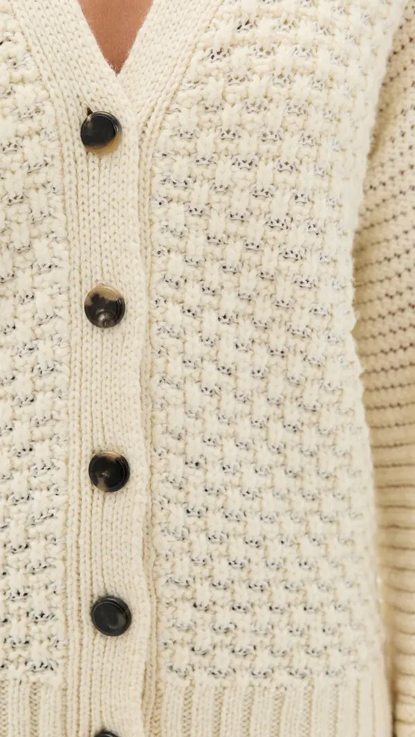 LA LIGNE Textured Stitch Cardigan