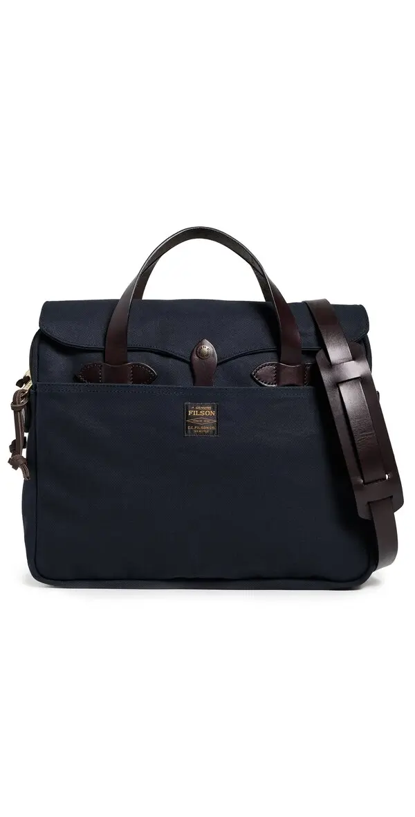Filson Rugged Twill Original Briefcase - Navy