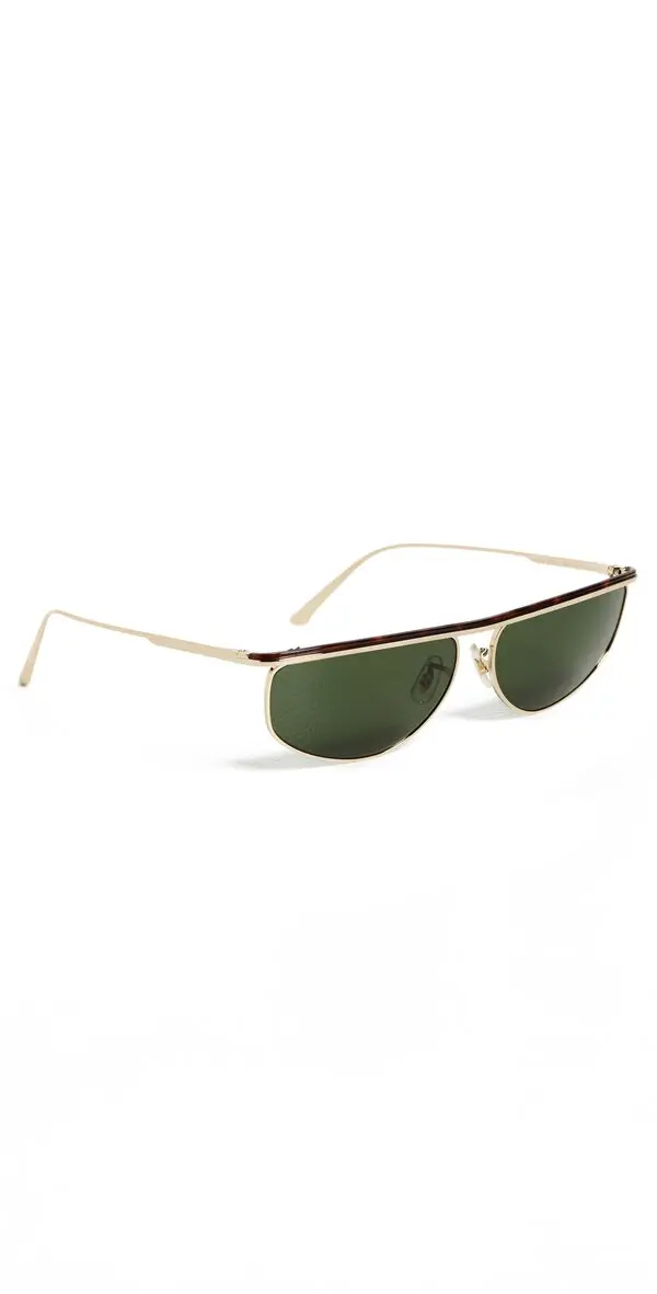 Oliver Spencer Oval Frame Sunglasses - Gold