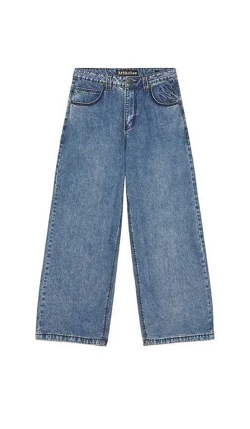 AFFLICTION Tribal & Wings Extra Wide Jeans