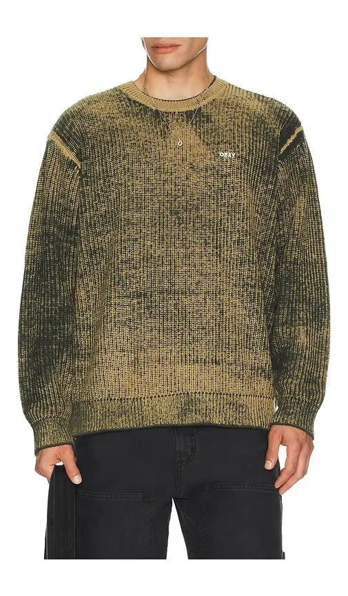 Obey Spray Effect Sweater