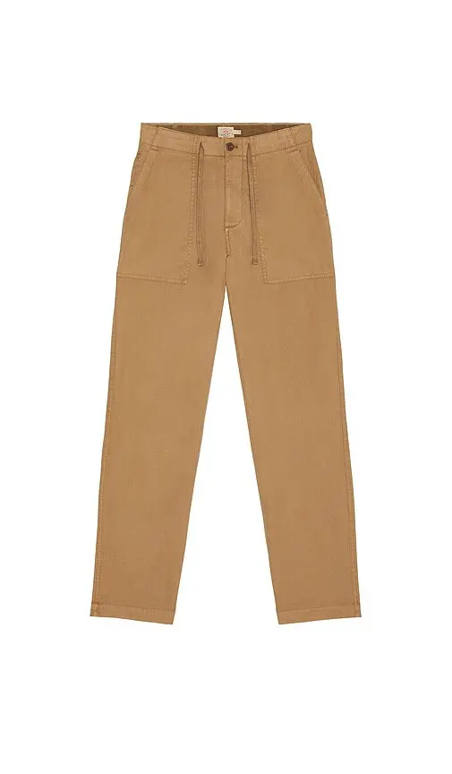 Faherty Brand Dune Utility Pant - Wood Bark