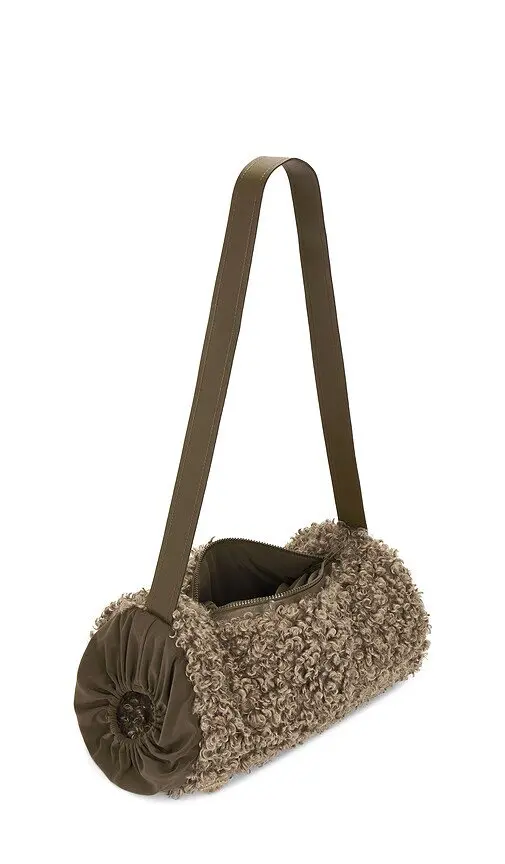Norma Kamali Muff Bag - Bark