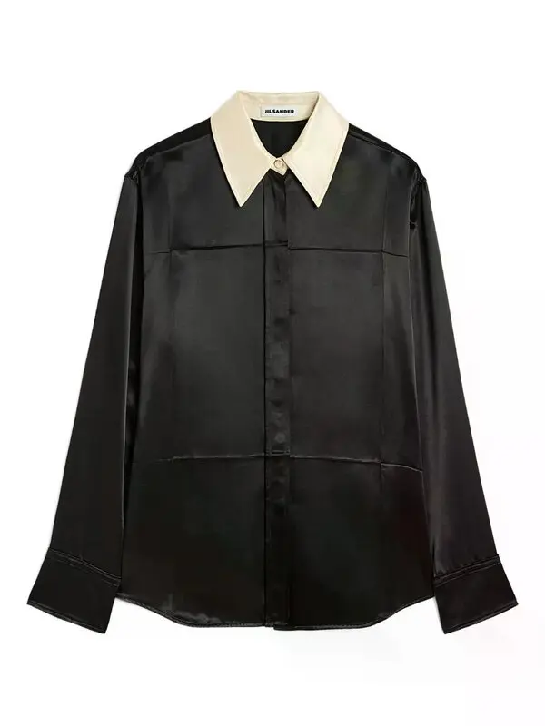 JIL SANDER Contrast Collar Shirt