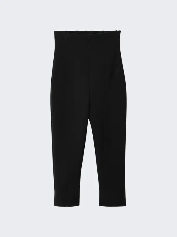Jacquemus Stretch Capri Pants - Black