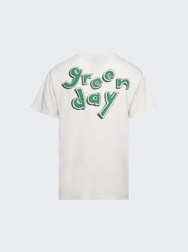 EARTHLING VIP Green Day Vintage Tee White