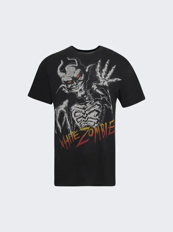EARTHLING VIP White Zombie Vintage Tee Black - A
