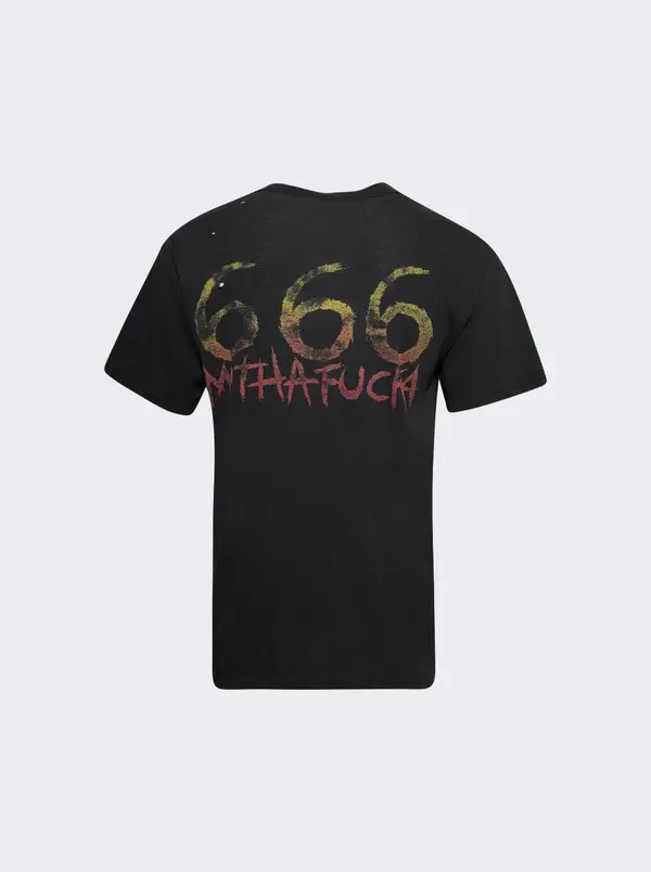 EARTHLING VIP White Zombie Vintage Tee Black - A