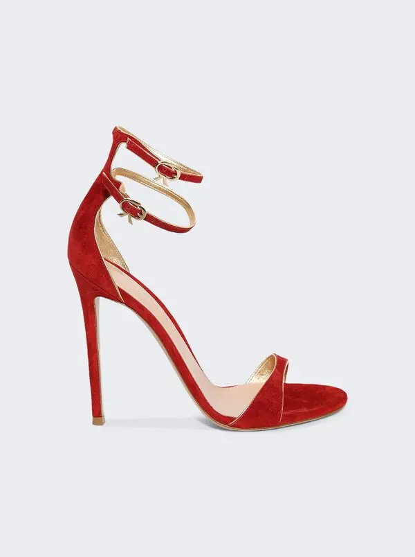 GIANVITO ROSSI Victorine High Heel Sandals - Red