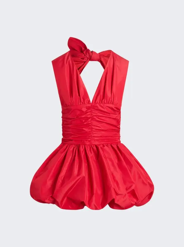 PATOU Halterneck Mini Dress - Red