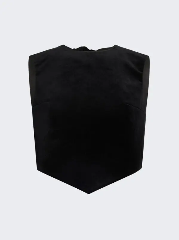 PATOU Scarf Top - Black