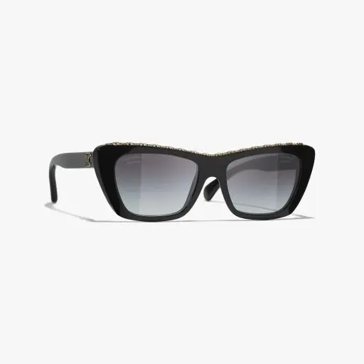Chanel Butterfly Sunglasses - Black