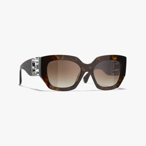 Chanel Butterfly Sunglasses - Dark Tortoise