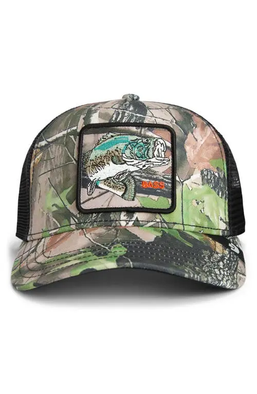 GOORIN BROS Bass Embroidered Patch Trucker Hat - Camouflage