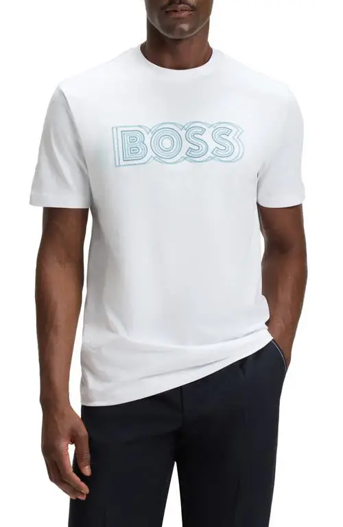 BOSS C-thompson Logo T-shirt - White