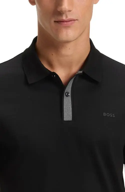 BOSS H-phillipson Wool Polo - Blk