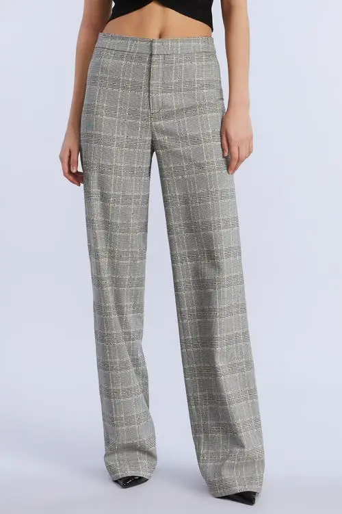 Bcbgmaxazria Glen Plaid Trousers