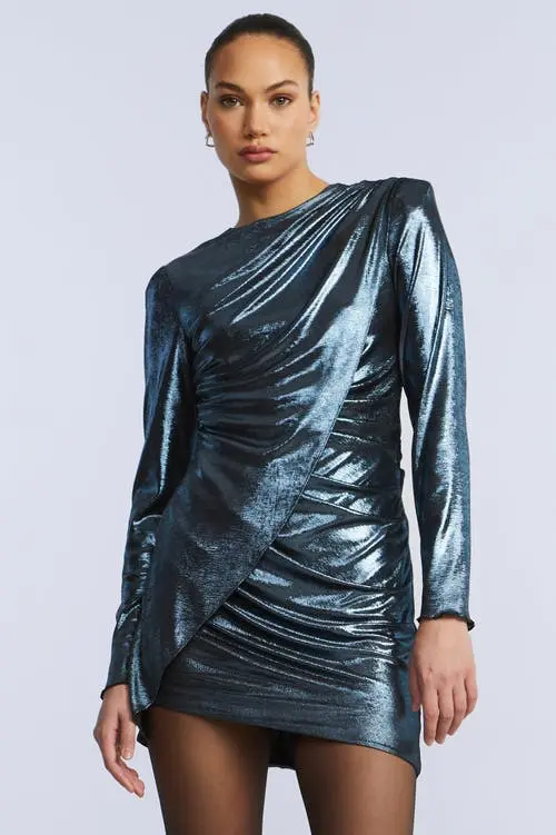 Bcbgmaxazria Metallic Mini Dress