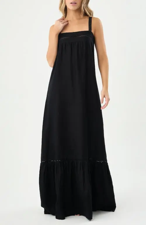 BOAMAR Aria Reversible Cover-up Maxi Sundress - Black