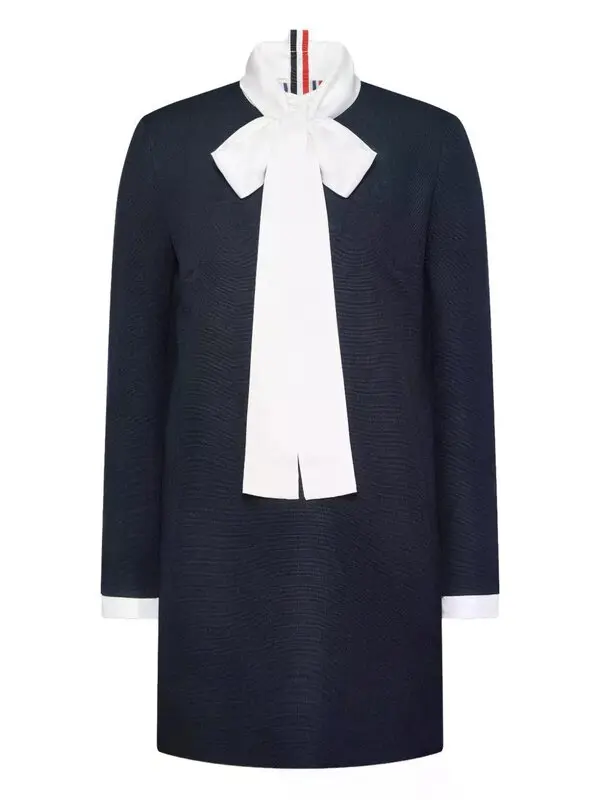 Thom Browne Bow-collar Shift Dress