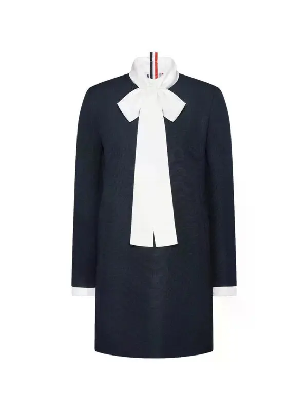 Thom Browne Bow-collar Shift Dress
